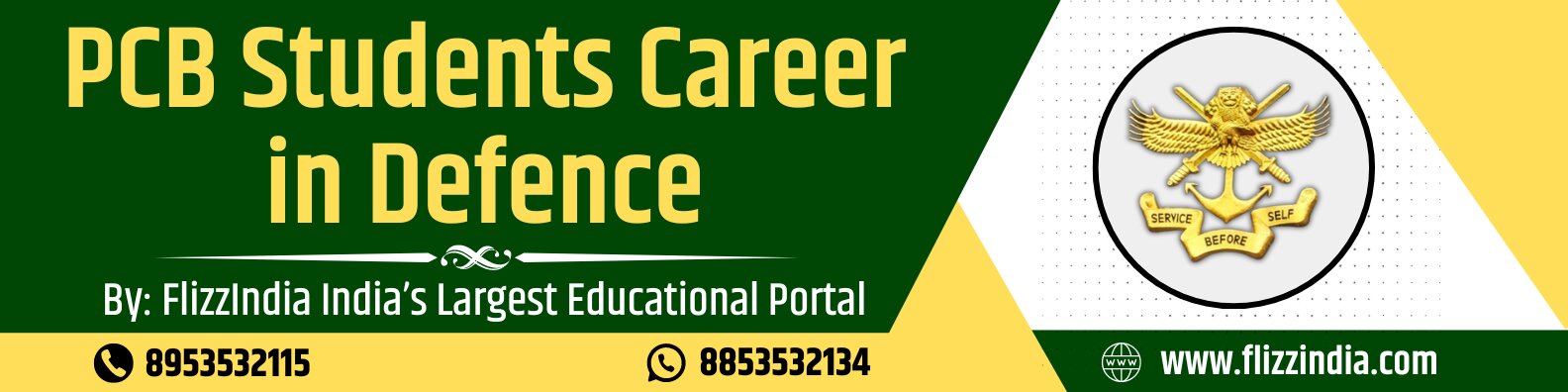 PCB Students Career in Defence | MNS, AFMC, DRDO & SSC - FlizzIndia India's Largest Educational ...